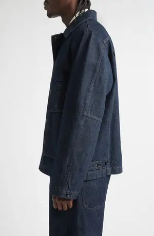 LEMAIRE Boxy Denim Jacket - Denim Indigo