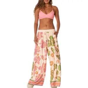 MAAJI Floating Blooms Ophelia Cover-up Drawstring Pants - Beige Floral