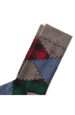 Polo Ralph Lauren Patchwork Crew Socks