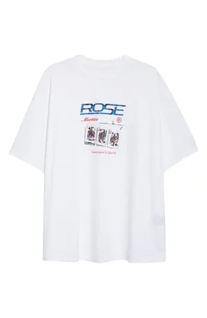 Martine Rose Oversize Short Sleeve Graphic T-shirt - White