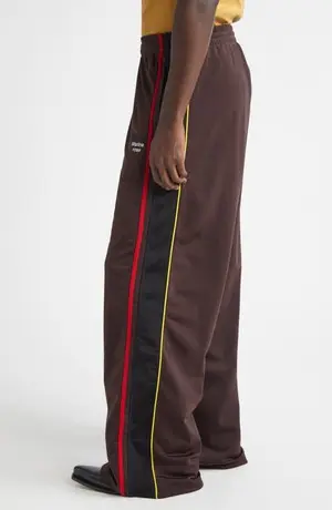 Martine Rose Wide Leg Track Pants - Brown