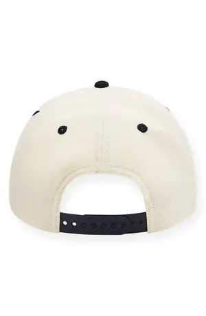 PAPER PLANES Old E A-frame Baseball Cap - Eggshell/navy