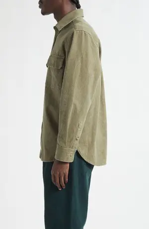 NOAH Washed Cotton Canvas Button-up Shirt