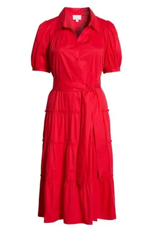 SUGARLIPS Short Sleeve Shirtdress