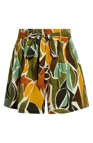 SUGARLIPS Tropical Wave High-waist Shorts