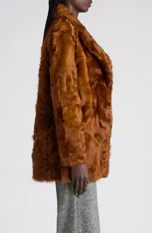 Valentino Garavani Genuine Curly Shearling Coat