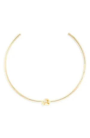 Shashi Knot Cuff Necklace - Gold