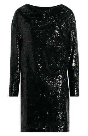 BOSS Sequin Long Sleeve Dress