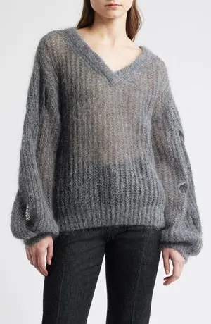 Boss V Neck Sweaters For Women