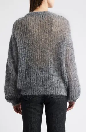 BOSS V-neck Mohair-blend Sweater
