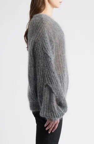 BOSS V-neck Mohair-blend Sweater