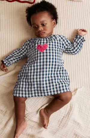 NEXT Gingham Dress And Bloomers Set