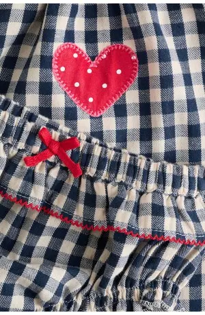 NEXT Gingham Dress And Bloomers Set