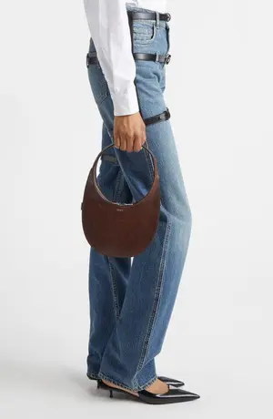 Coperni Soft Swipe Shoulder Bag - Brown