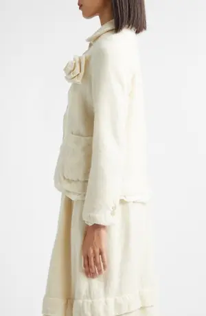 Comme Des Garçons Wool Blend Felt Jacket
