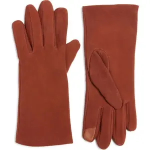 Nordstrom Suede Touchscreen Gloves - New Chestnut