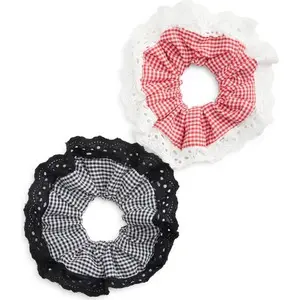 Tasha Plaid Scrunchies 2 Pack