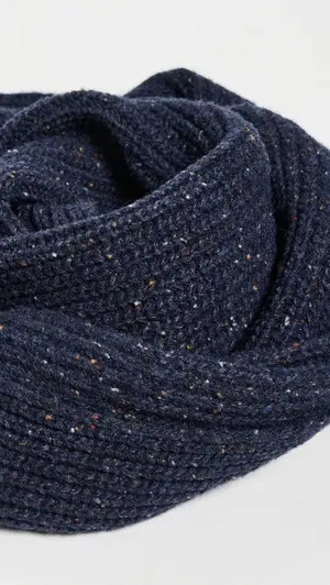 Faherty Brand Nep Scarf - Navy