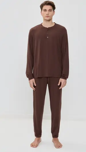 Eberjey Henry Long Pj Set