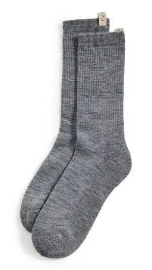 Comme Si The Merino Tube Socks - Heather Gray