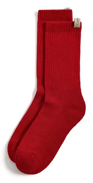 Comme Si The Merino Tube Socks - Ruby Red