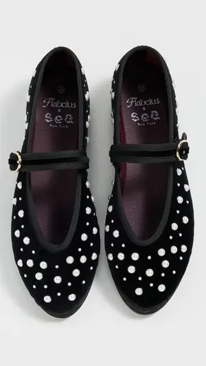 FLABELUS Mary Jane Flats