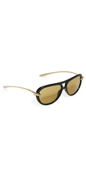Bottega Veneta Bv1418s Aviator Sunglasses