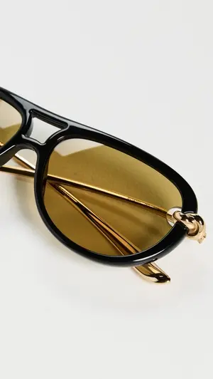 Bottega Veneta Bv1418s Aviator Sunglasses