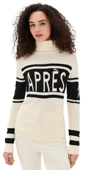 Perfect Moment Après Schild Merino Wool Sweater - Snow White
