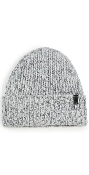 Vince Chunky Marl Beanie - Grey