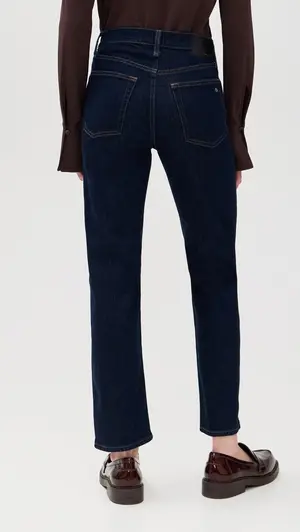 Rag & Bone Harlow Ankle Straight Jeans