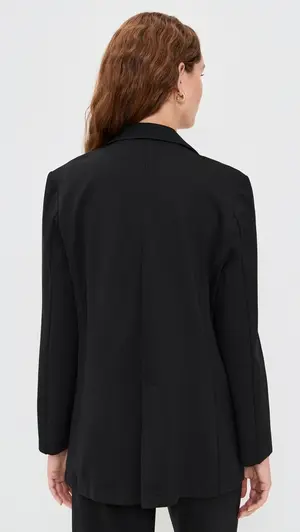 RIPLEY RADER Ponte Knit Oversized Blazer - Black