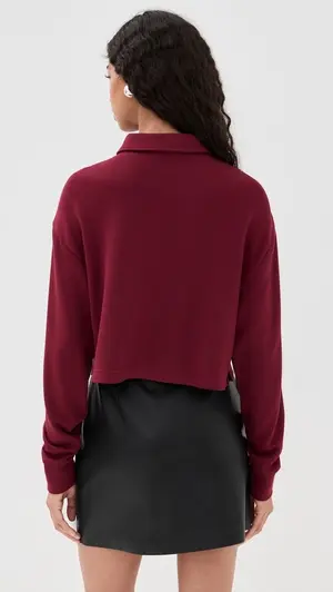 LE BOP Hayley Polo - Merlot