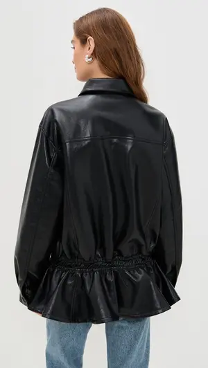AGOLDE Rubik Leather Jacket - Detox