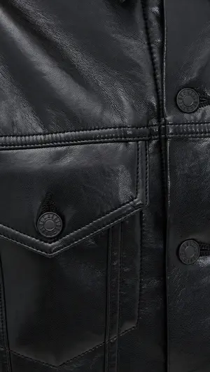 AGOLDE Rubik Leather Jacket - Detox