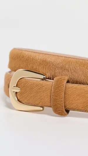 B-low The Belt Kennedy Mini Calf Belt - Camel/gold