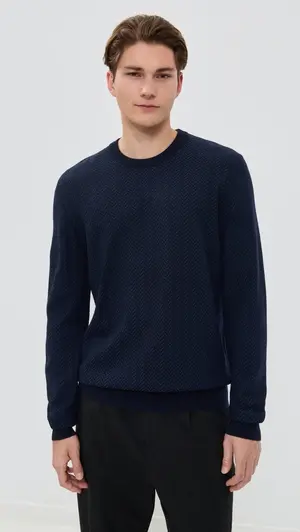 Hugo Boss H-habito Wool Crewneck Sweater