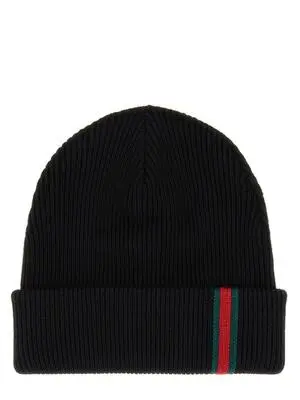 Men's Black Beanie Hats