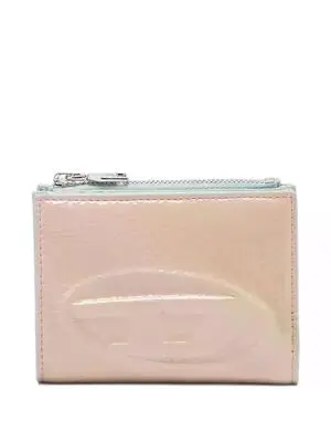 DIESEL® Embossed-logo Zip-fastening Wallet - Pink