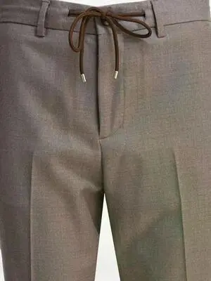 BRIGLIA 1949 Drawstring Trousers - Brown