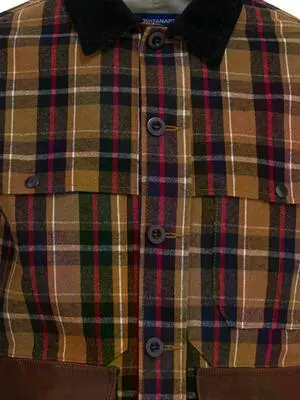 Junya Watanabe Plaid Jacket - Brown