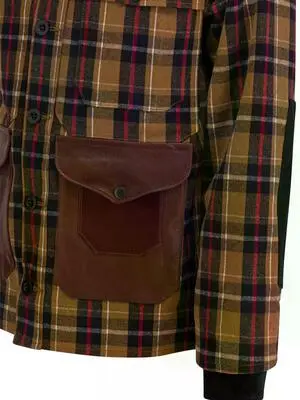 Junya Watanabe Plaid Jacket - Brown