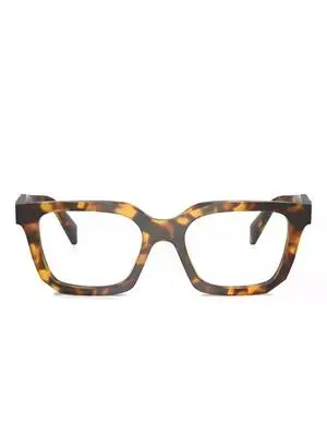 Prada Square-frame Tortoiseshell Eyeglasses - Brown