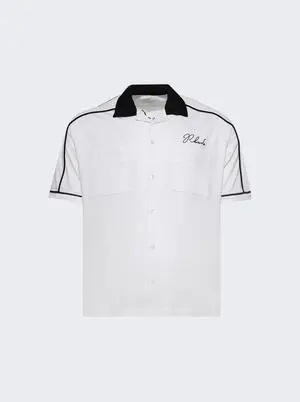 Rhude Fonda Del Sol Bowling Shirt And Black - White