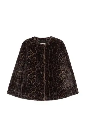 Apparis Sloane Faux Fur Cape