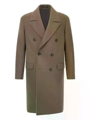 Boggi Milano Wool Double-breasted Coat
