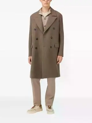 Boggi Milano Wool Double-breasted Coat