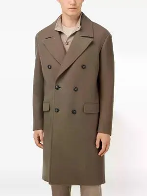 Boggi Milano Wool Double-breasted Coat