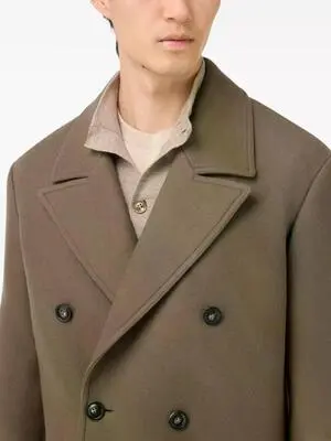 Boggi Milano Wool Double-breasted Coat