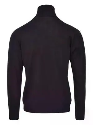 Fedeli Roll-neck Sweater - Blue